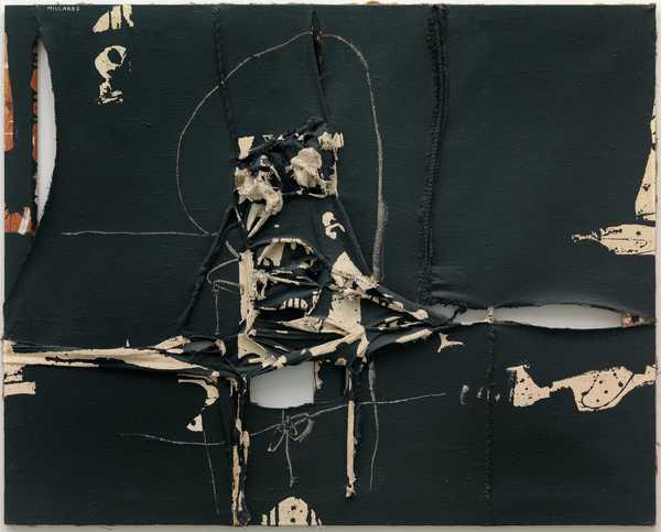 ‘Painting 150‘, Manolo Millares, 1961 | Tate