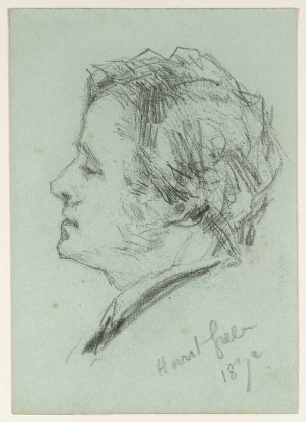 ‘Portrait Study, a Head of a Man‘, Sir Francis Seymour Haden, 1872 | Tate