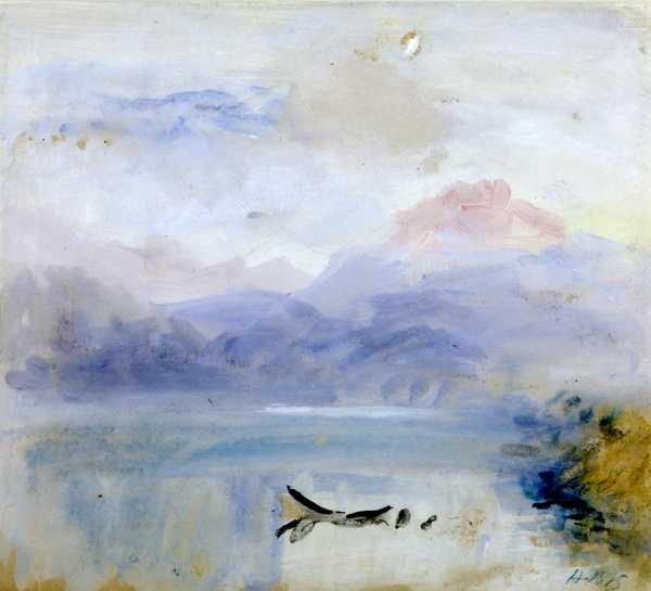 ‘Sunset: Mountain and Lake‘, Hercules Brabazon Brabazon | Tate