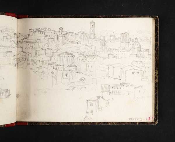 ‘Rome, from Mount Aventine‘, Joseph Mallord William Turner, 1828–9 | Tate