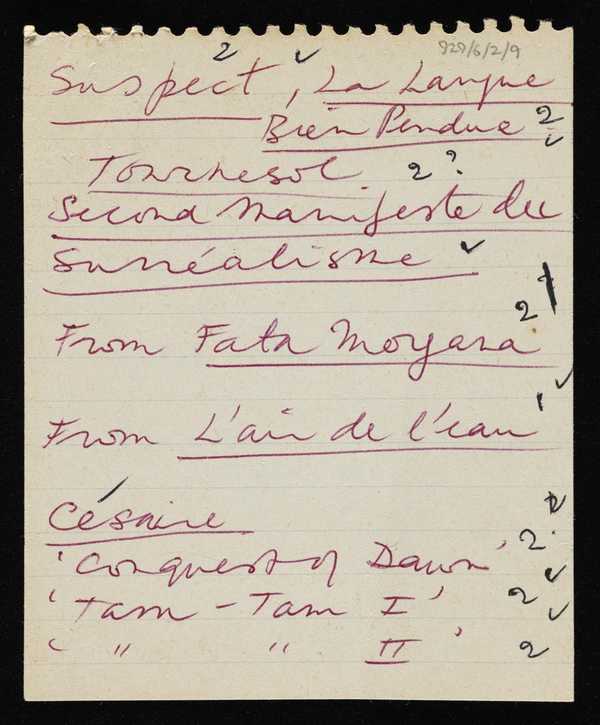 List of surrealist poetry readings by Ithell Colquhoun and Toni del ...