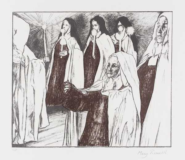 ‘Carmelites in Choir‘, Lady Mary Rennell, 1974 | Tate