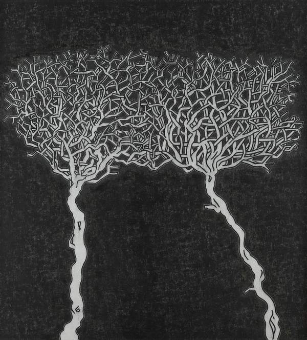‘Two Trees‘, David Austen, 2004 | Tate