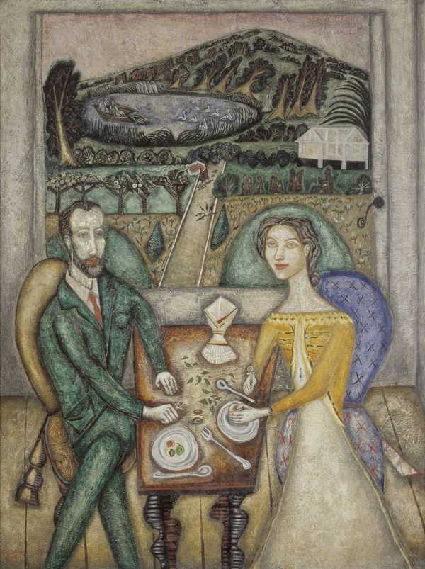 ‘The Artist and his Wife‘, Cecil Collins, 1939 | Tate