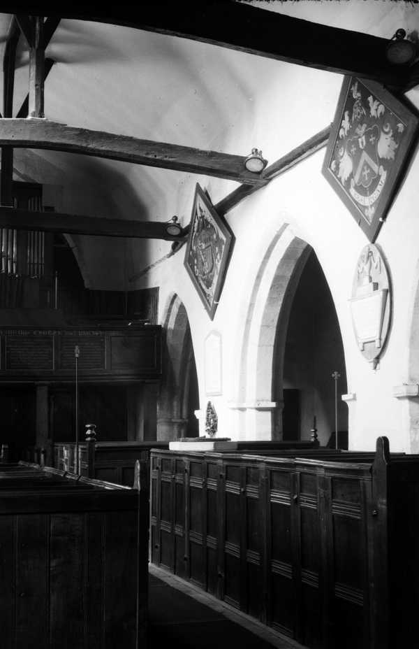 Photograph of the interior of Saint Mary the Virgin Church, Bucklebury ...