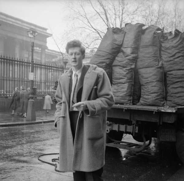 Photograph of Douglas Newton on Great Russell Street, British Museum in ...