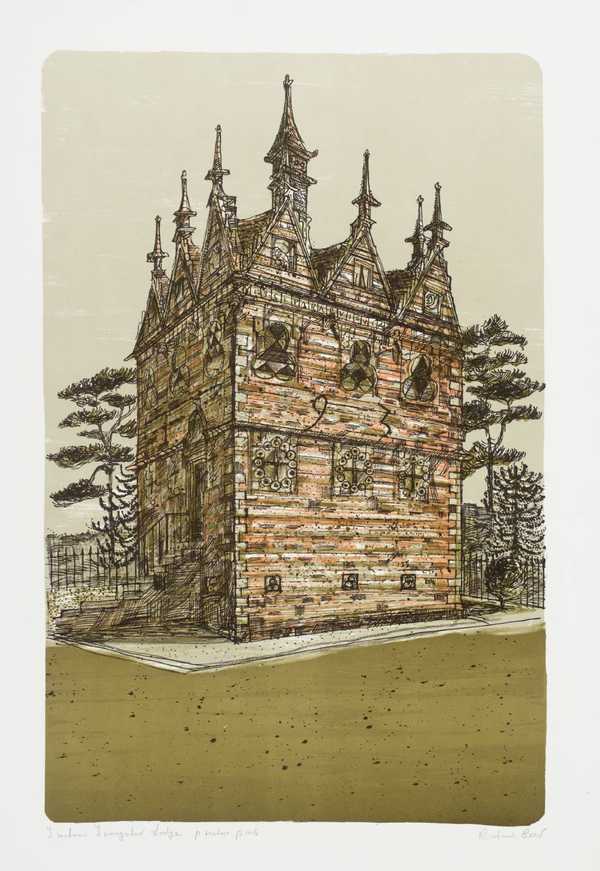 ‘Rushton Triangular Lodge‘, Richard Beer, 1971 | Tate