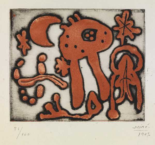 ‘Composition‘, Joan Miró, 1947 | Tate