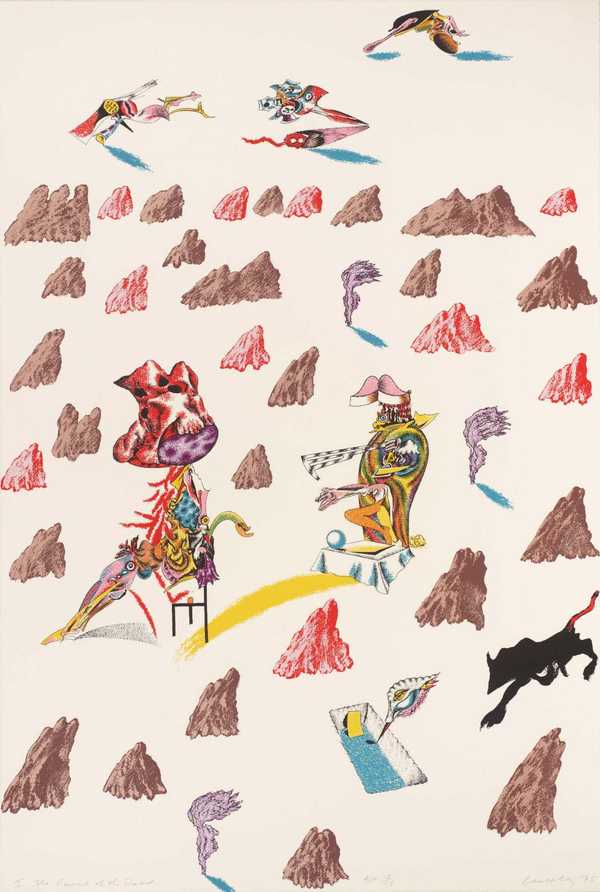 ‘The Burial of the Dead‘, Colin Lanceley, 1975 | Tate