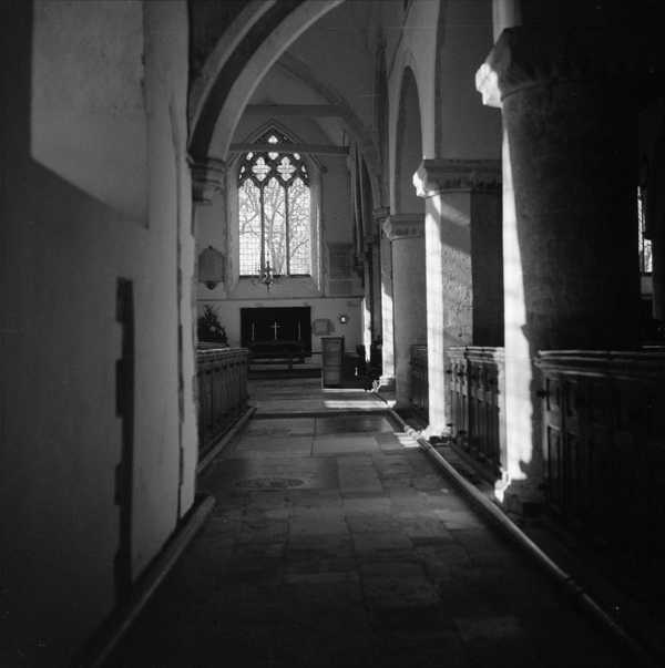 Photograph of the interior of St Nicholas’ Church in New Romney, Kent ...