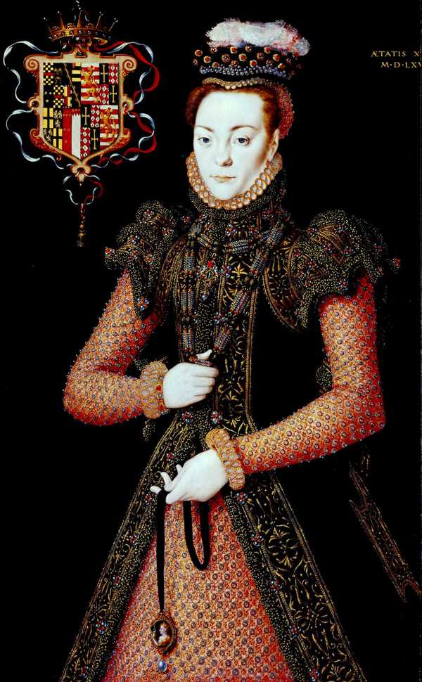 ‘Portrait of an Unknown Lady‘, Hans Eworth, c.1565–8 | Tate