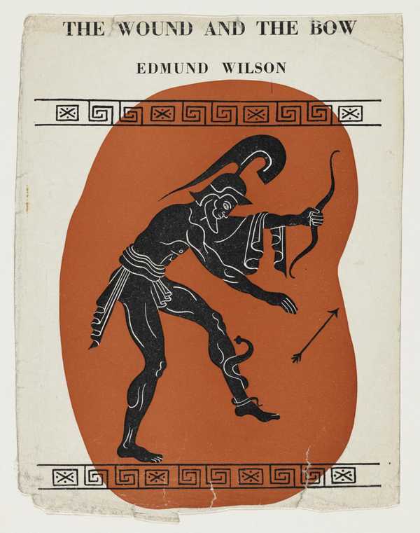 Printed book jacket for ‘The Wound & the Bow’ by Edmund Wilson ...