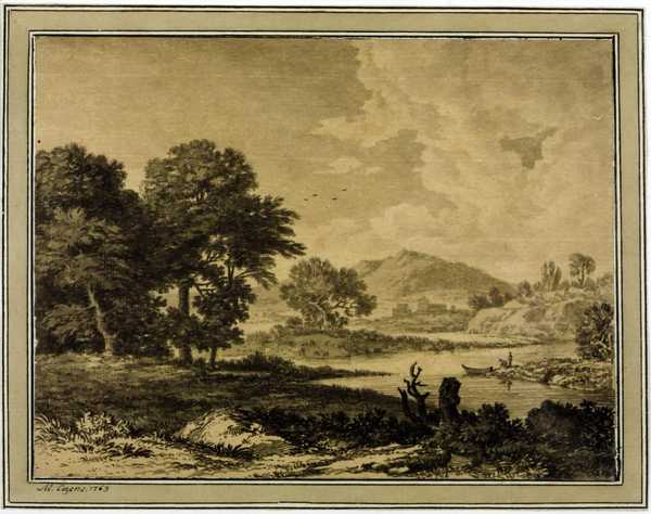 ‘Landscape‘, Alexander Cozens, 1763 | Tate