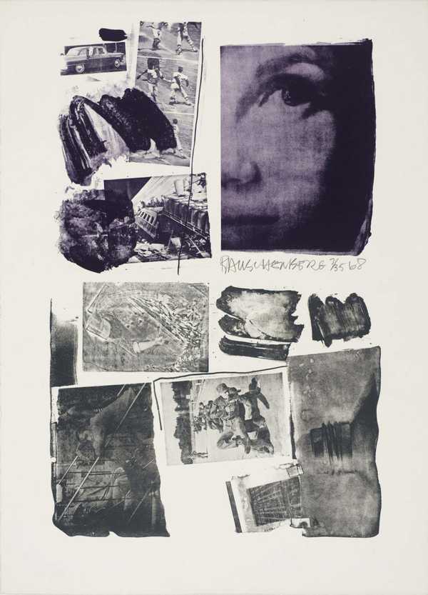‘Pledge‘, Robert Rauschenberg, 1968 | Tate