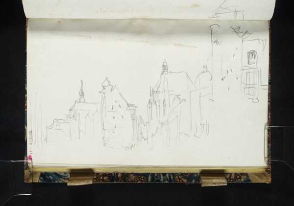 ‘Buildings‘, Joseph Mallord William Turner, c.1841–2 | Tate