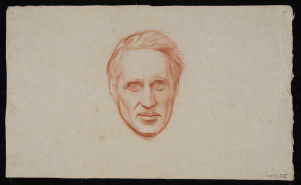 Study of an unidentified man‘, Sir William Rothenstein‘, Sir William ...