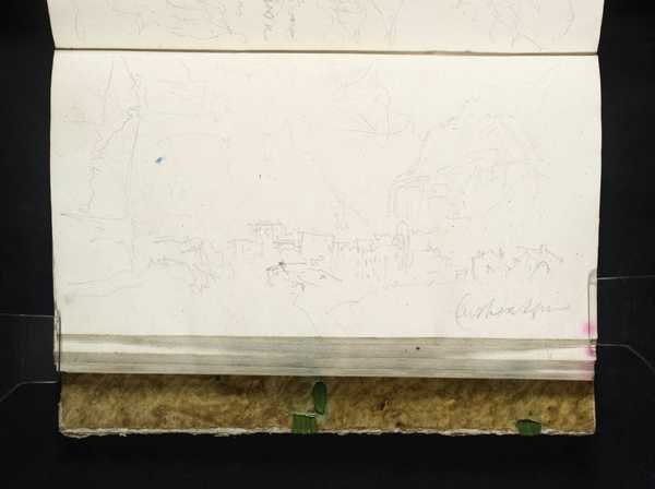 ‘A Village in an Alpine Gorge; Mountain Scenes‘, Joseph Mallord William ...