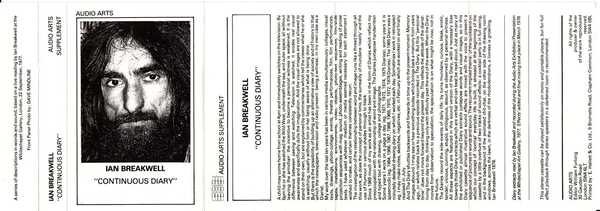 Audio Arts: Published supplement ‘Ian Breakwell, Continuous Diary ...