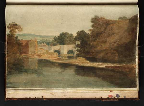 ‘Ludford Bridge, Ludlow‘, Joseph Mallord William Turner, 1798 | Tate