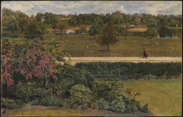 ‘May, in the Regent’s Park‘, Charles Allston Collins, 1851 | Tate