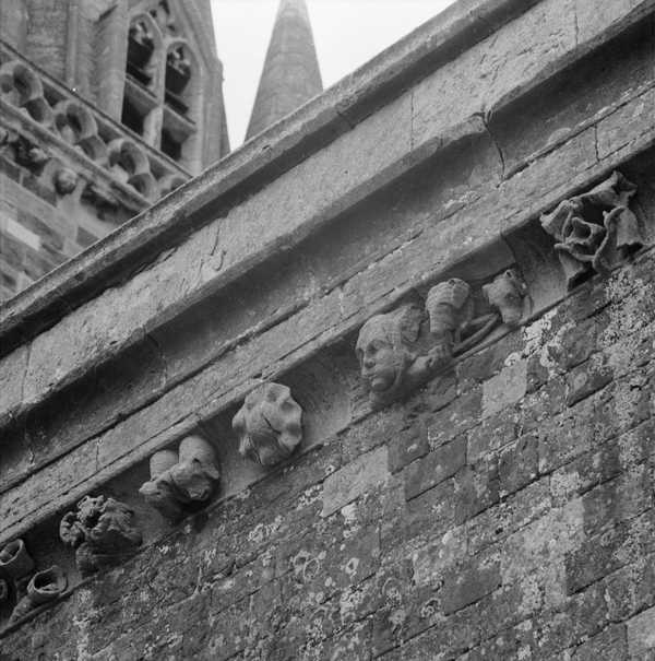 Photograph of detail of architecture at St Mary’s Church in Adderbury ...