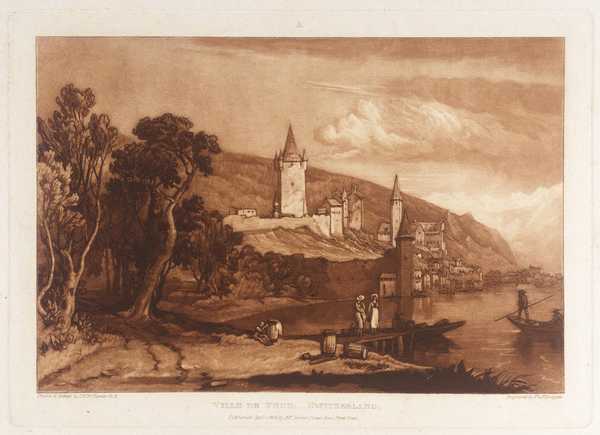 ‘Ville de Thun, engraved by Thomas Hodgetts‘, Joseph Mallord William ...