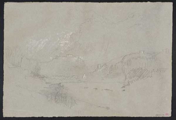 Lake, with Mountains, Etc.‘, Joseph Mallord William Turner, c.1830–41 ...