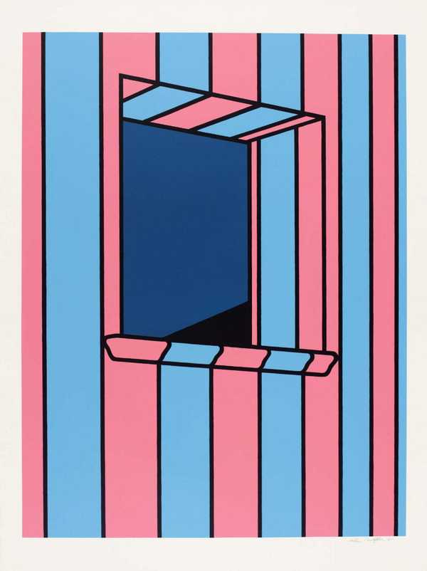 ‘Window at Night‘, Patrick Caulfield, 1972 | Tate