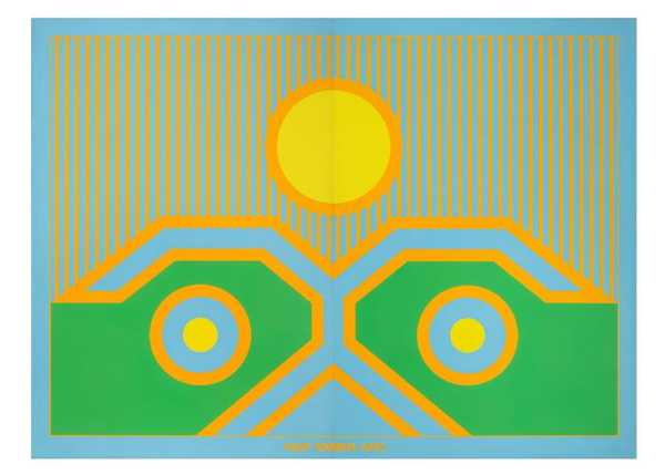 ‘Sun-Man-Face II‘, Imre Bak, 1976 | Tate