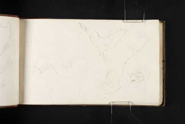 ‘Study of Ponte Alto, near the Gallery of Gondo; and a View of the ...