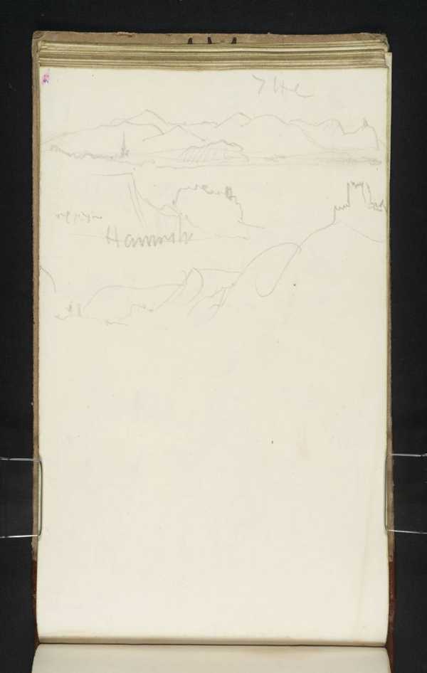 ‘The Seven Hills from the Rhine; Hammerstein, Looking Upstream; Hill ...