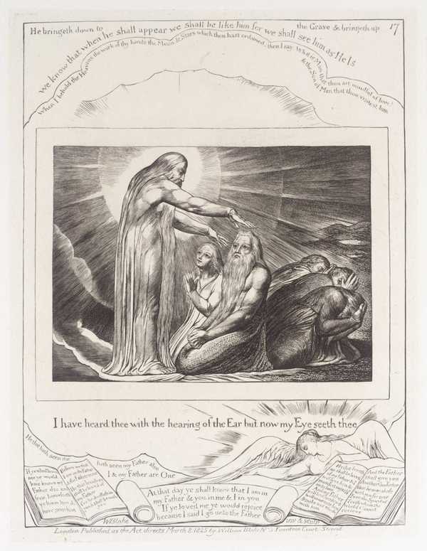 ‘The Vision of Christ‘, William Blake, 1825, reprinted 1874 | Tate
