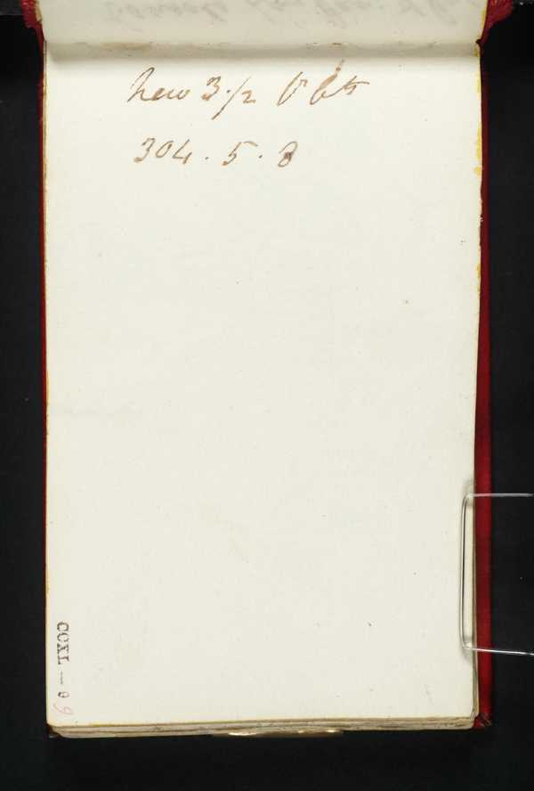 ‘Inscription by Turner: Financial Notes‘, Joseph Mallord William Turner ...