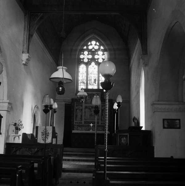 Photograph of the interior of St James’ Church in Bicknor, Kent‘, John ...