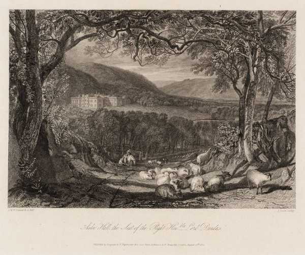 ‘Aske Hall‘, after Joseph Mallord William Turner, 1820 | Tate