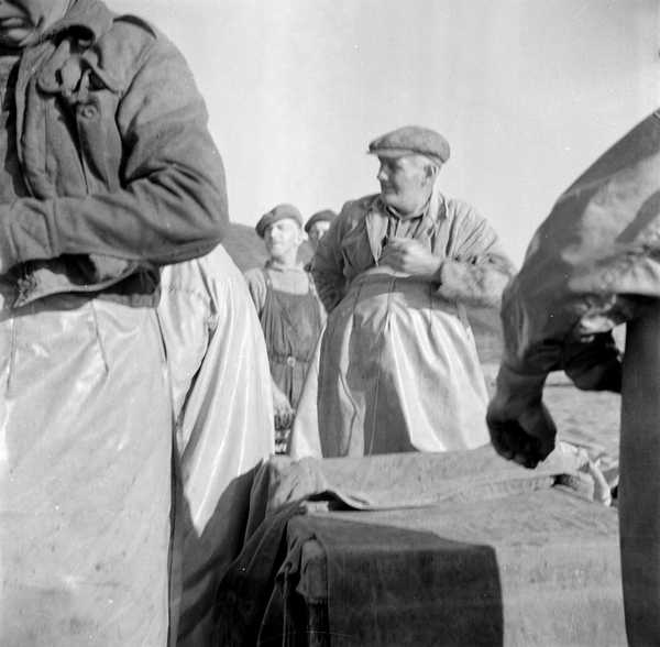 Photograph showing a group of fishermen‘, Nigel Henderson, [c.1949–c ...
