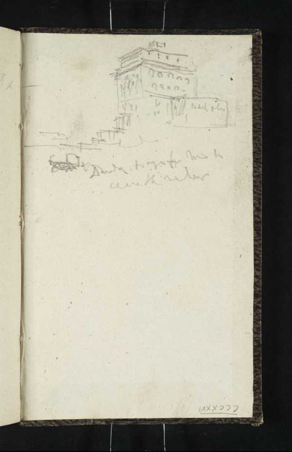 ‘A Building‘, Joseph Mallord William Turner, 1841 | Tate