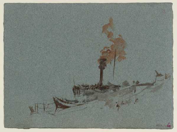 ‘Steamboat‘, Joseph Mallord William Turner, c.1830 | Tate
