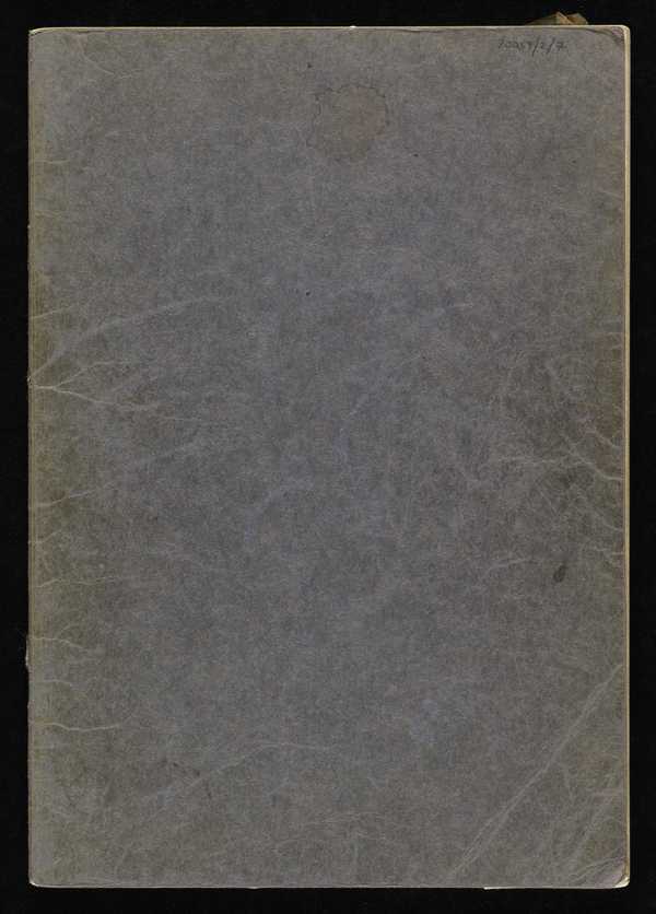 Notebook and one loose piece of paper‘, Ian Breakwell, [c.03 January–09 ...