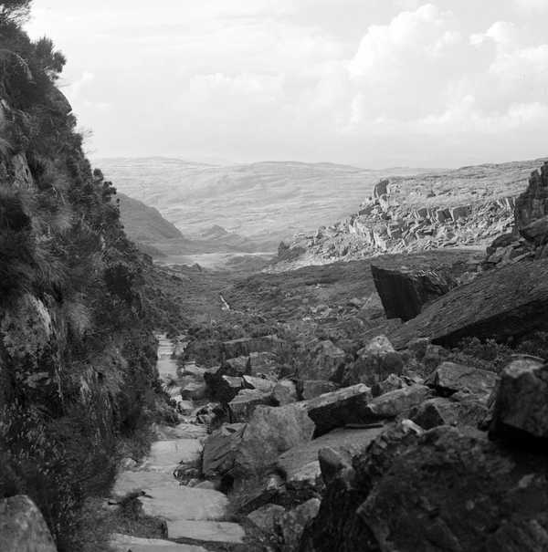 Photograph of Roman steps at Rhinog, Merioneth‘, John Piper, [c.1930s ...