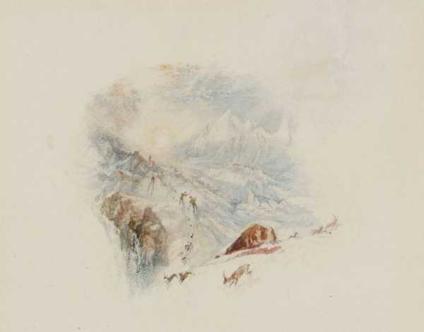 ‘The Alps (The Alps at Daybreak), for Rogers’s ‘Poems’‘, Joseph Mallord ...
