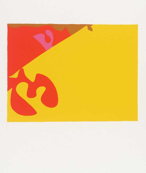 ‘17 : Small Screenprint - Violet Diagonal : 1978‘, Patrick Heron, 1978 ...