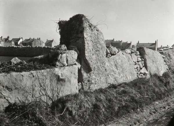 Photograph of a wall in Easton, Isle of Portland, Dorset‘, John Piper ...