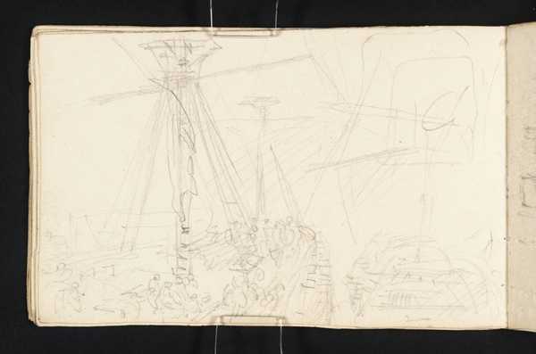 ‘Study for ‘The Battle of Trafalgar, as Seen from the Mizen Starboard ...