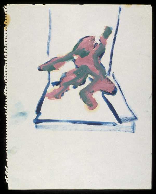 ‘Sketch [Figure with Left Arm Raised, No. 2]‘, Francis Bacon, c.1959–61 ...