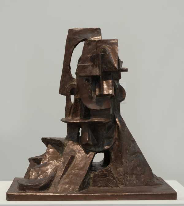 ‘Cubist Bust‘, Oto Gutfreund, 1912–13, cast c.1962–3 | Tate