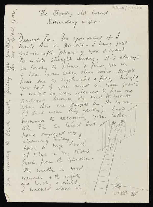 Letter from Kenneth Armitage to Joan Moore‘, Kenneth Armitage ...