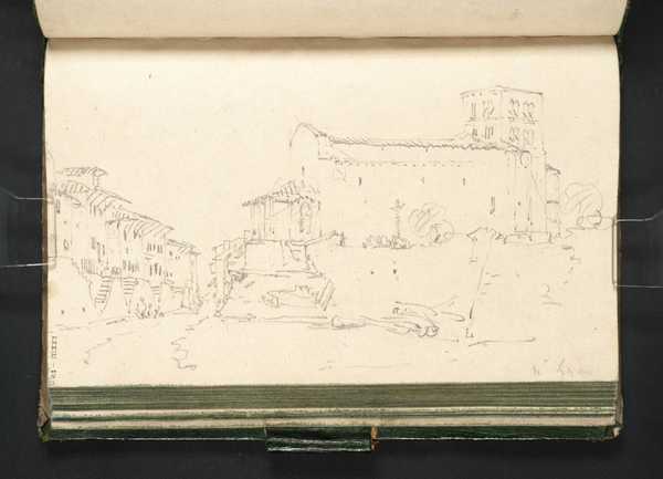 ‘A Romanesque Church near Lyons‘, Joseph Mallord William Turner, 1802 ...