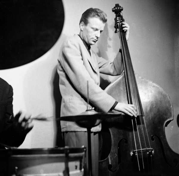 Photograph of Lennie Bush performing on a double bass‘, Nigel Henderson ...
