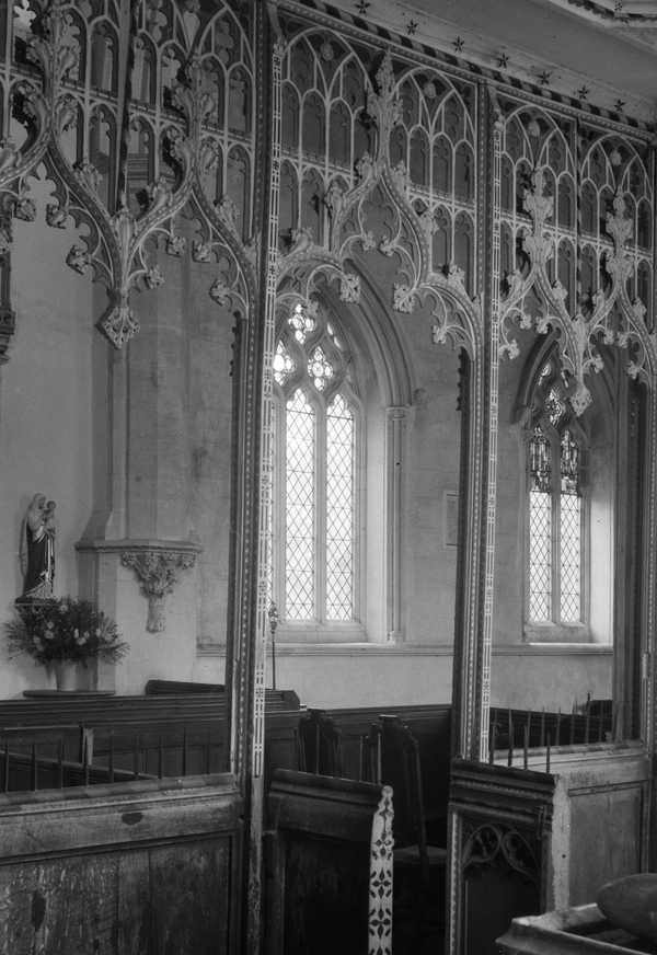 Photograph of the interior of St Mary’s Church in Dennington, Suffolk ...